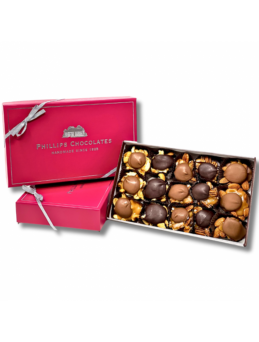 Chocolate Turtles | Caramel Turtles – Phillips Chocolates