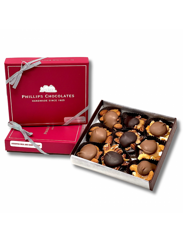 Chocolate Turtles | Caramel Turtles – Phillips Chocolates